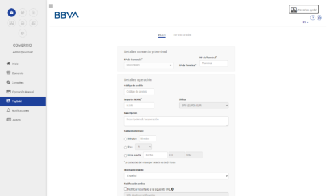 PayGold | BBVA | Desarrolladores TPVV